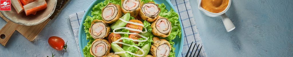 Cuộn rong biển chiên giòn - Món Ngon Mỗi Ngày